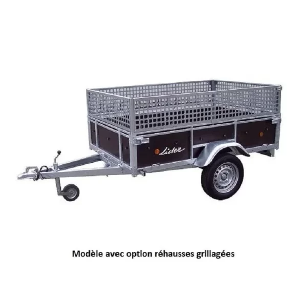 Remolque de madera-Lider-322 x 182 cm-CAPACIDAD 500 kg - Contenedores ...